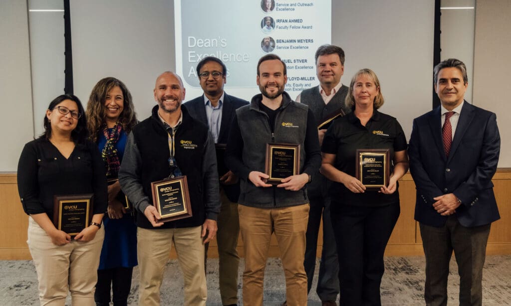 VCU College of Engineering presents Dean’s Excellence Awards to faculty ...