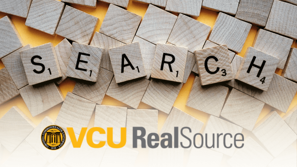 Search Smarter, Not Harder in RealSource – VCU Procurement Services