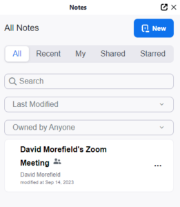 Using the new “Zoom Notes” feature – The VCU Zoom Blog