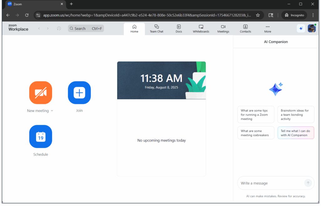 Using the Zoom Web App – The VCU Zoom Blog